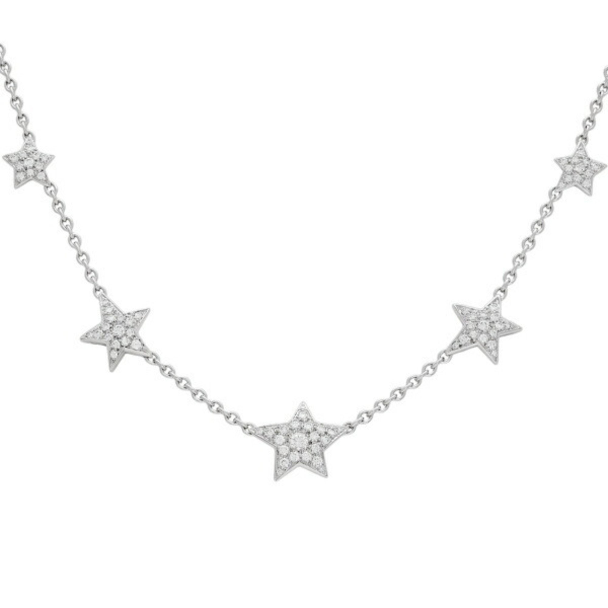 Pre-Owned Chanel Comet K18WG White Gold Necklace (Good) - Walmart.com