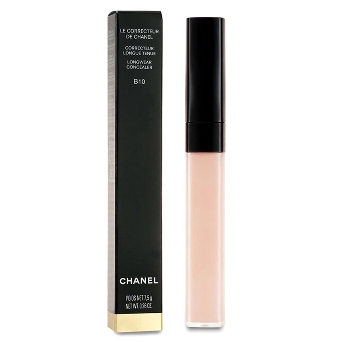 CHANEL Longwear Concealer B10 Light, Neutral, 0.26 oz, Hydrating ...