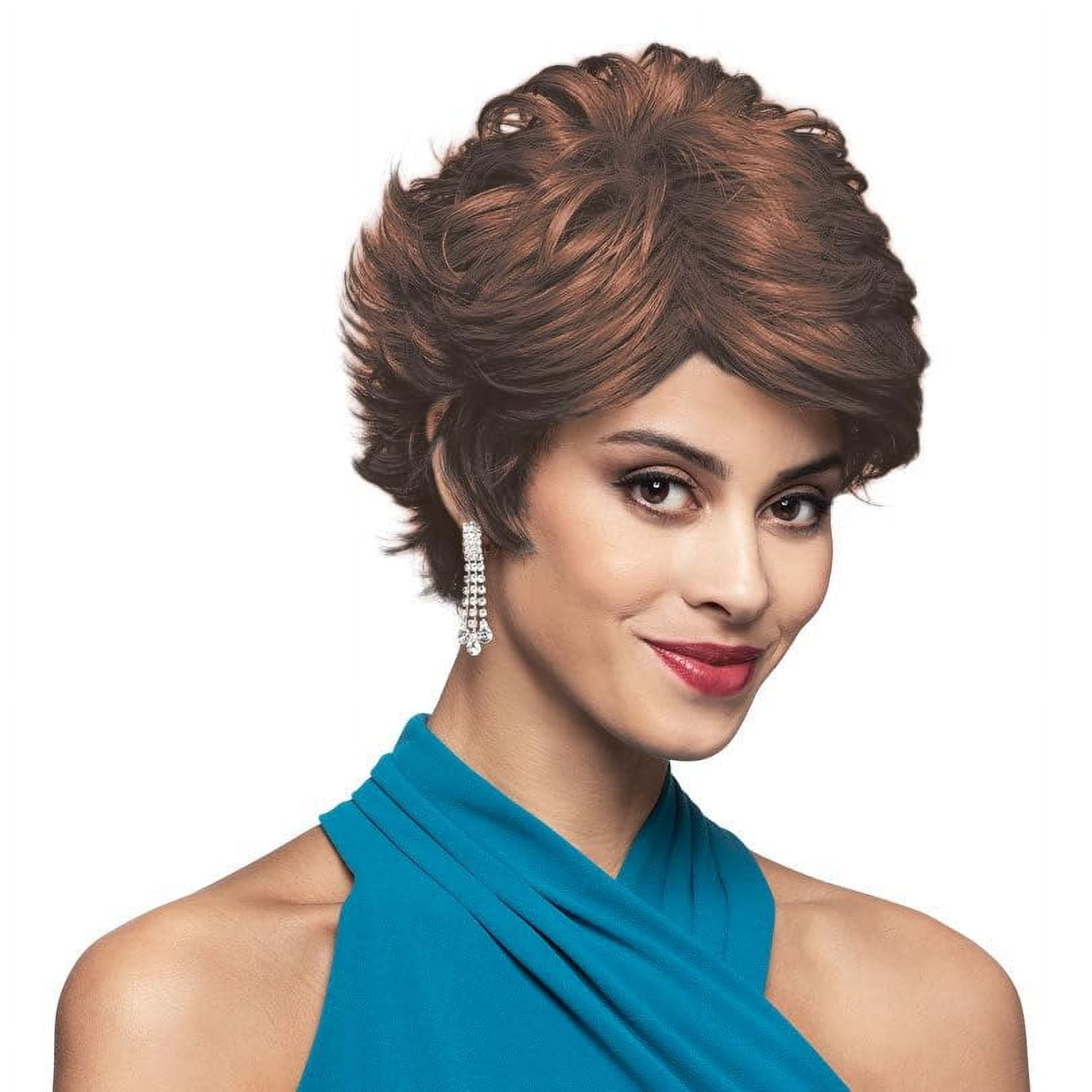 Chanel Wig Color FS4/30 - Foxy Silver Wigs Short Length Wavy Feathered ...