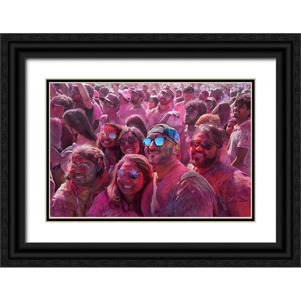 Chang, Jiangping 14x11 Black Ornate Wood Framed with Double Matting ...