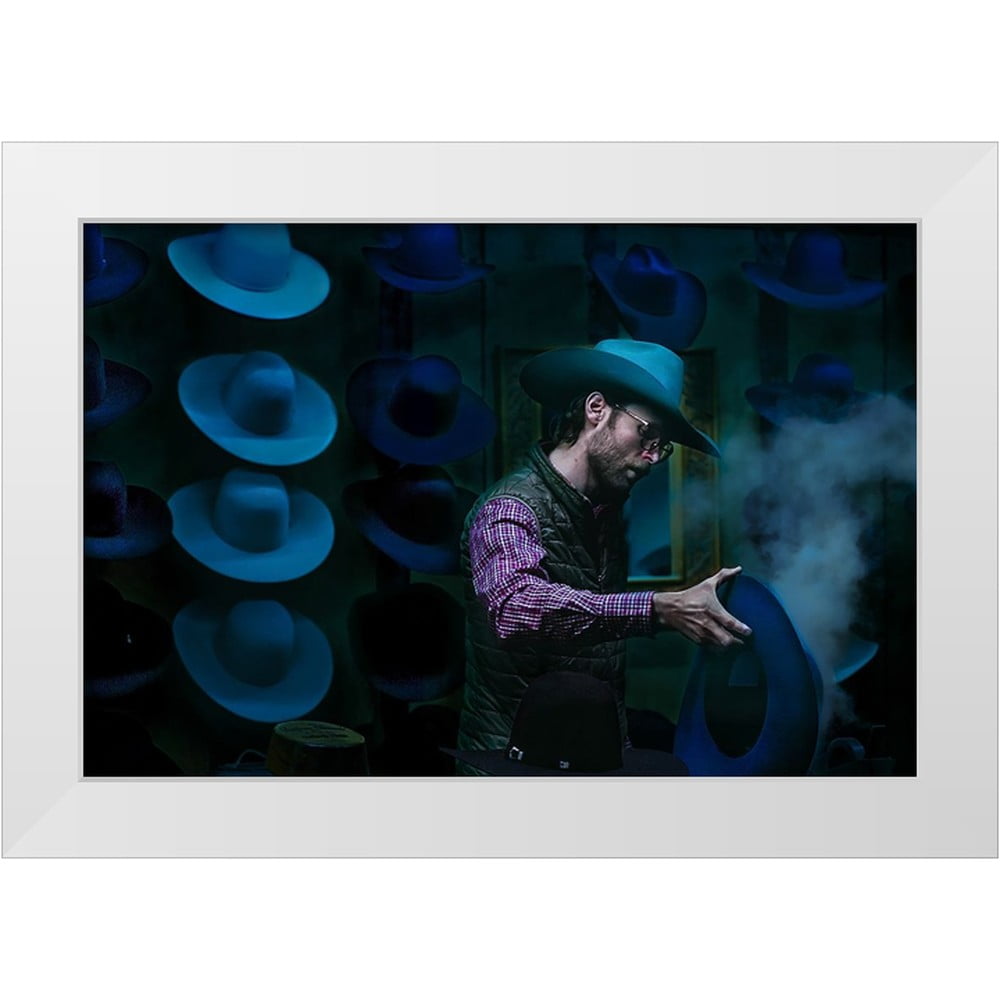 Chang, Jiangping 24x17 White Modern Wood Framed Museum Art Print Titled ...