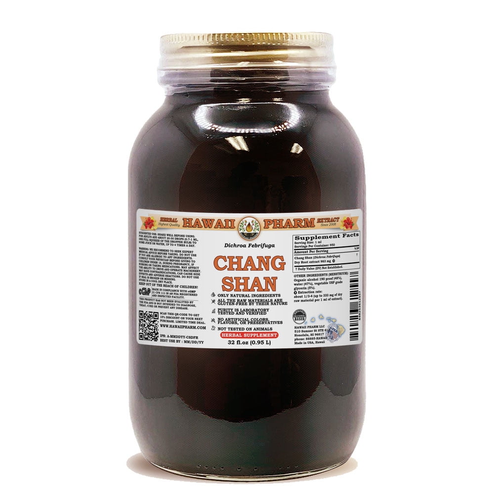 HawaiiPharm Chang Shan (Dichroa Febrifuga) Dry Root Liquid Extract ...
