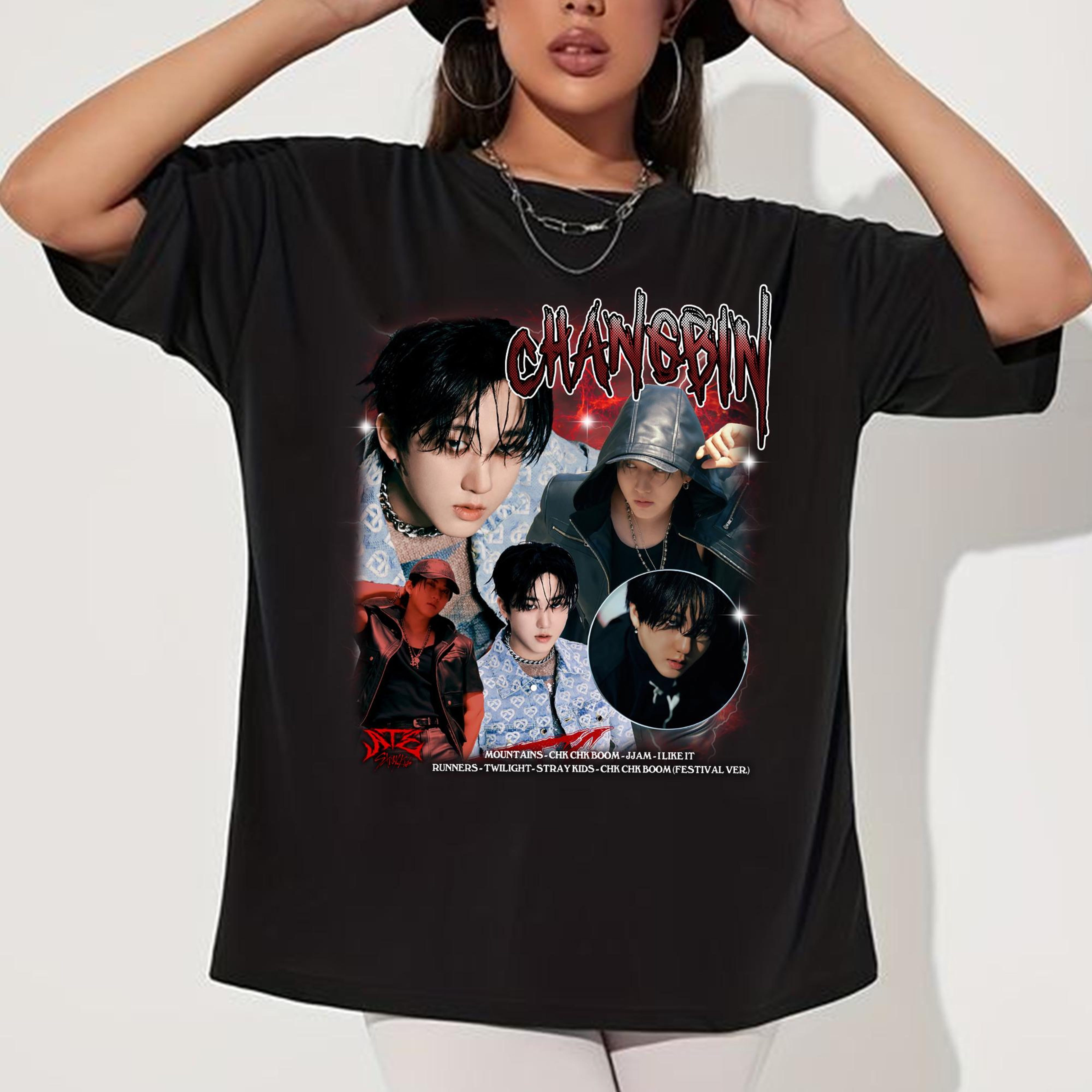 Kpop Concert Merchandise Stray Kids ATE ChkChkBoom Tour T-Shirt ...