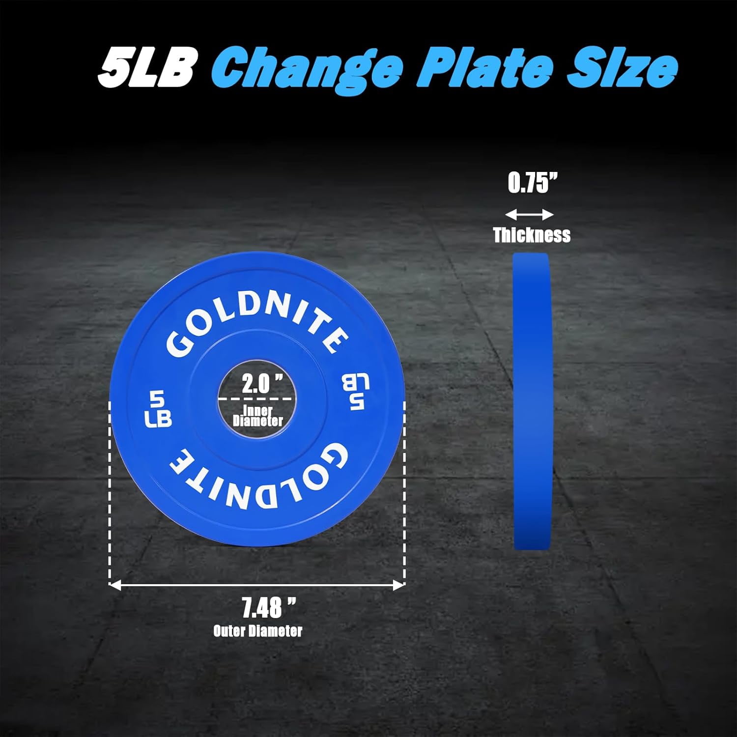 Change Plates Set 1.25LB 2.5LB 5LB Set Fractional Weight Plate Olympic ...