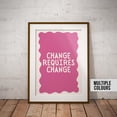 Change Quote Self Development Wall Art Therapy Office Inspirational ...