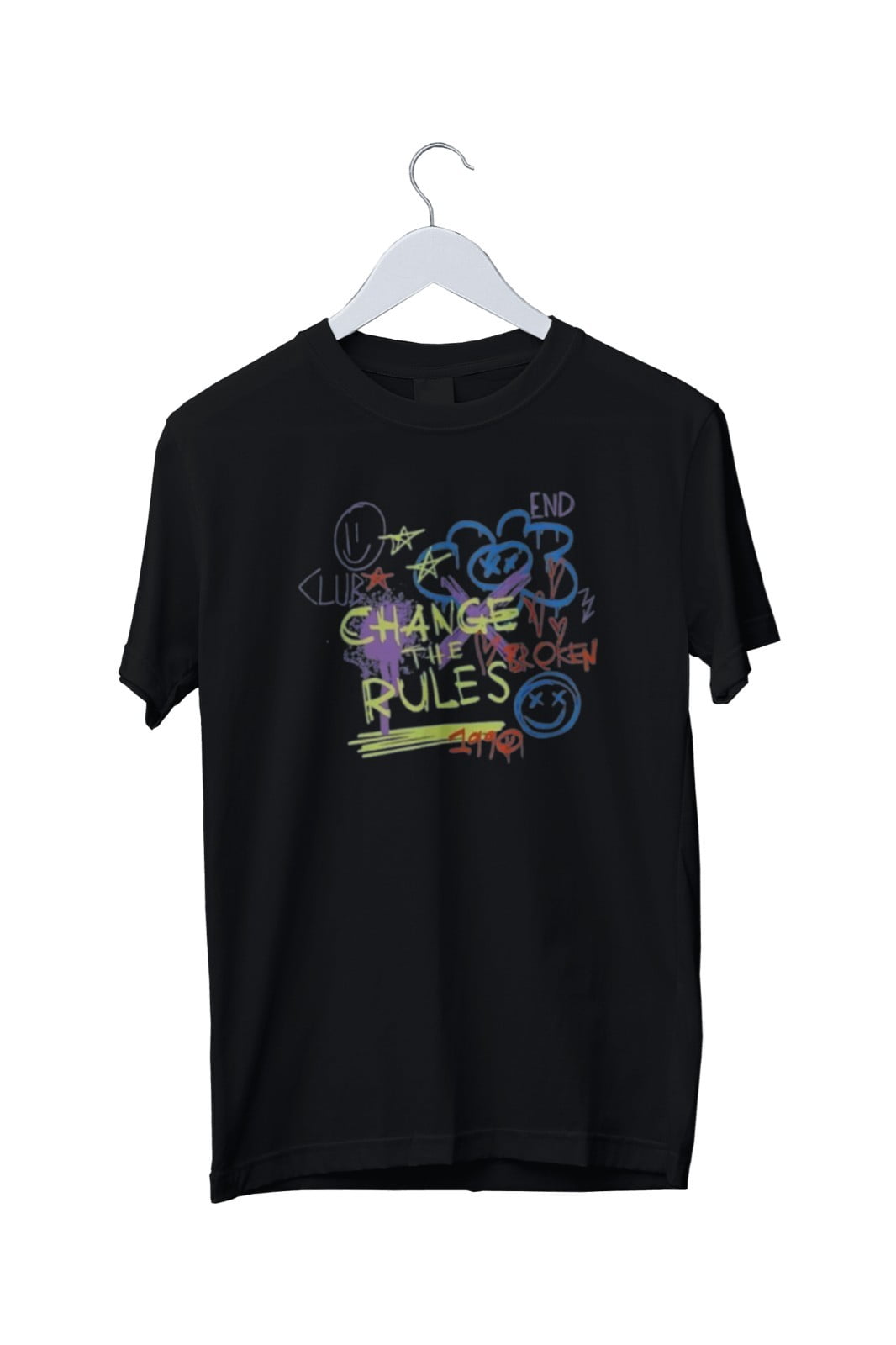 Change The Rules Graphic Print Mens Unisex T-Shirt S M L XL 2 3 4 XL ...