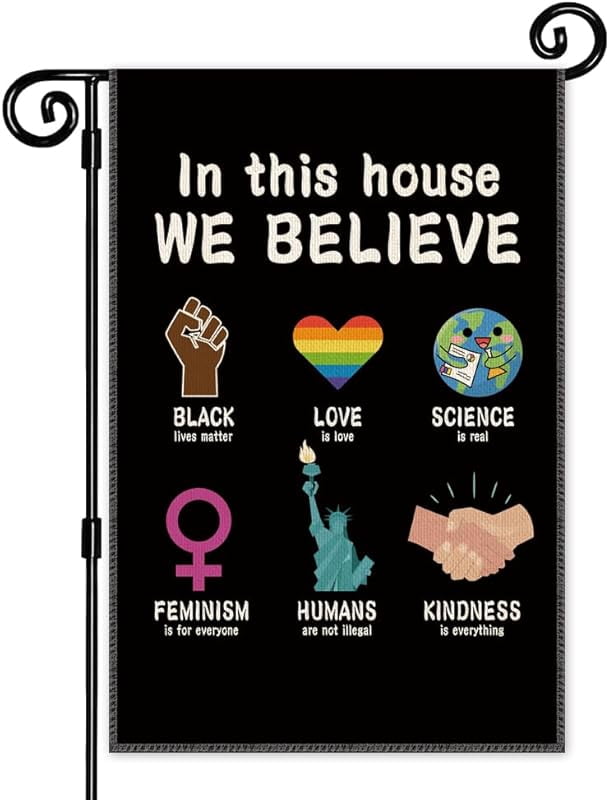 Be The Change You Wish To See In The World Garden Flag, Double Sided ...