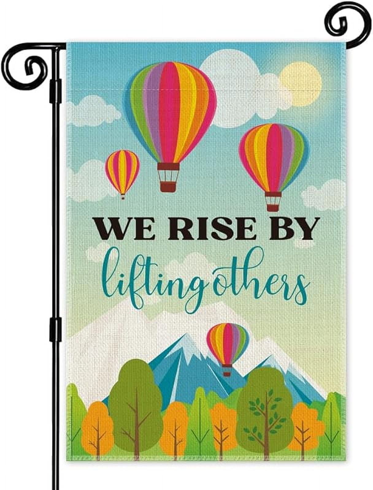 Be The Change You Wish To See In The World Garden Flag, Double Sided ...