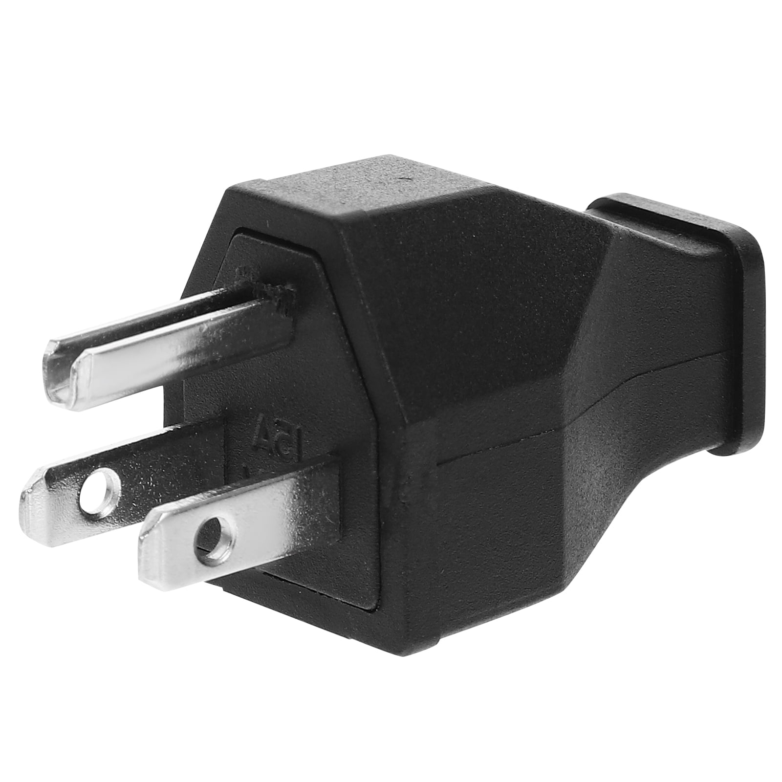 NICERIO Black Extension Cord Plug Replacement Electric Plug 15A 125V ...