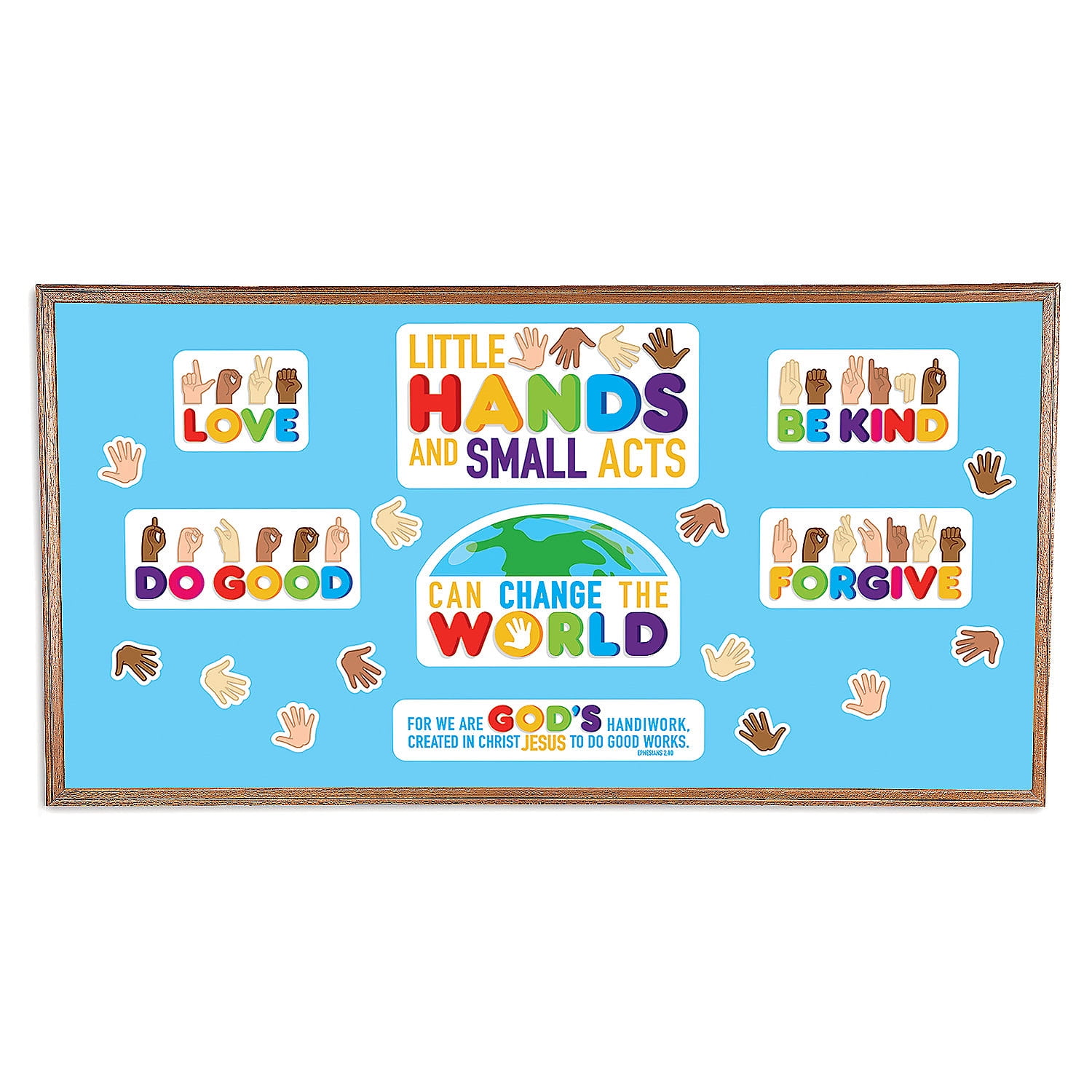 Change the World Bulletin Board Set, Educational, Party Supplies, 4 ...