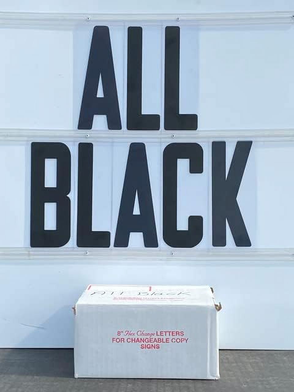 Changeable Outdoor Sign Flexible Letters for Portable Roadside Signs ...