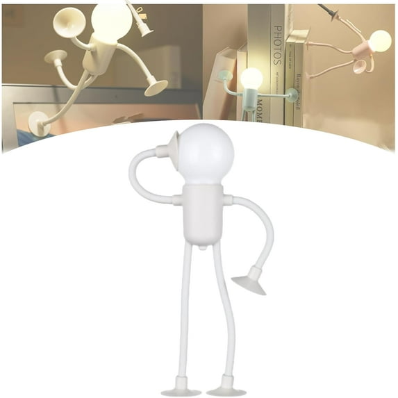 Changeable Shape Funny Sportsman Night Light, 1/2/3/4 pcs Bendable LED ...