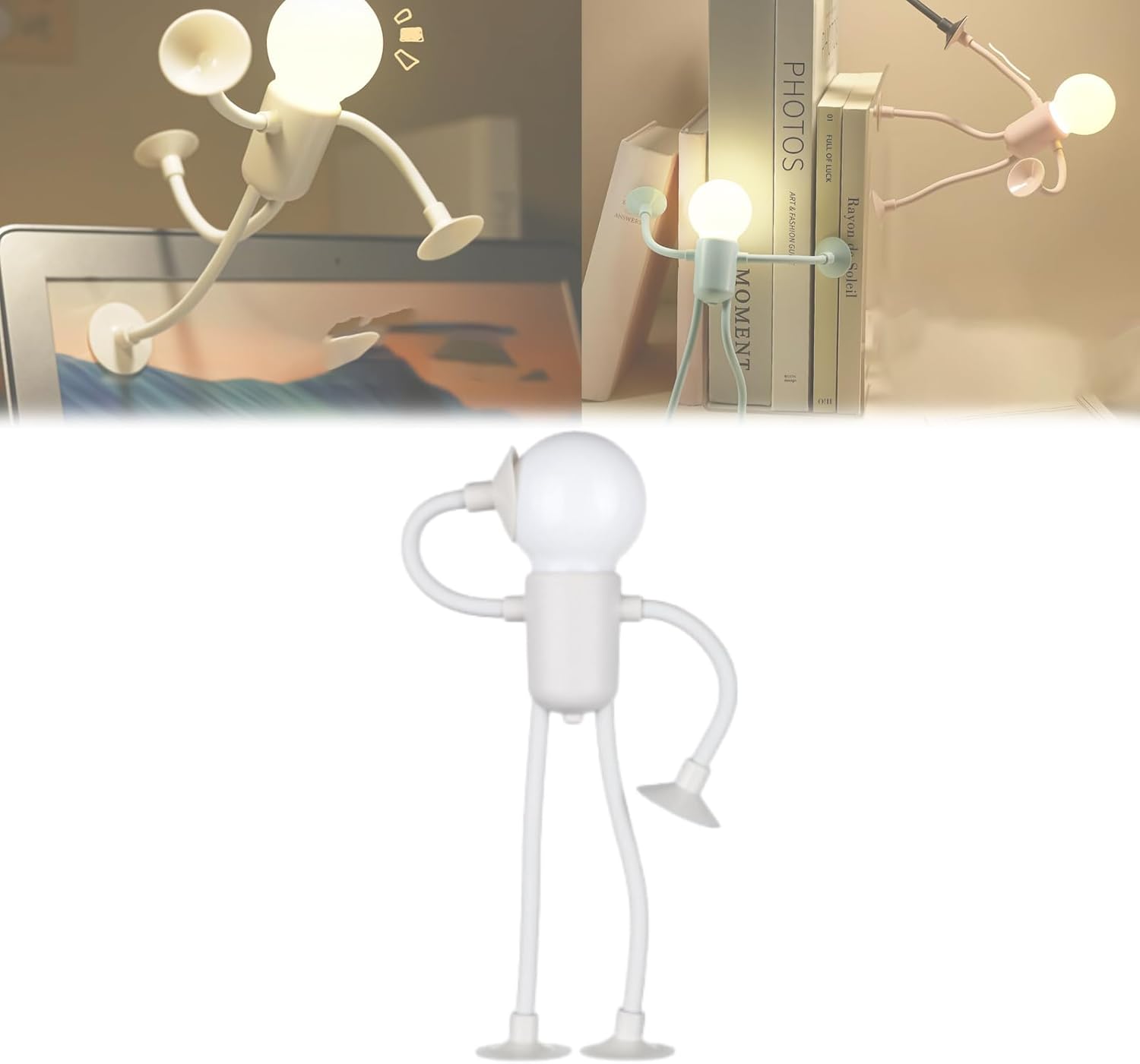 Changeable Shape Funny Sportsman Night Light, Flexible Funny Sportsman ...