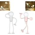 Changeable Shape Funny Sportsman Night Light, Flexible Poseable LED ...