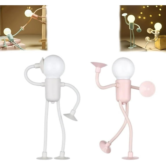 Changeable Shape Funny Sportsman Night Light, Flexible Poseable LED ...