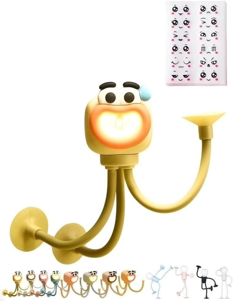 Changeable Shape Funny Sportsman Night Light,Mini Animal Suction Cup ...