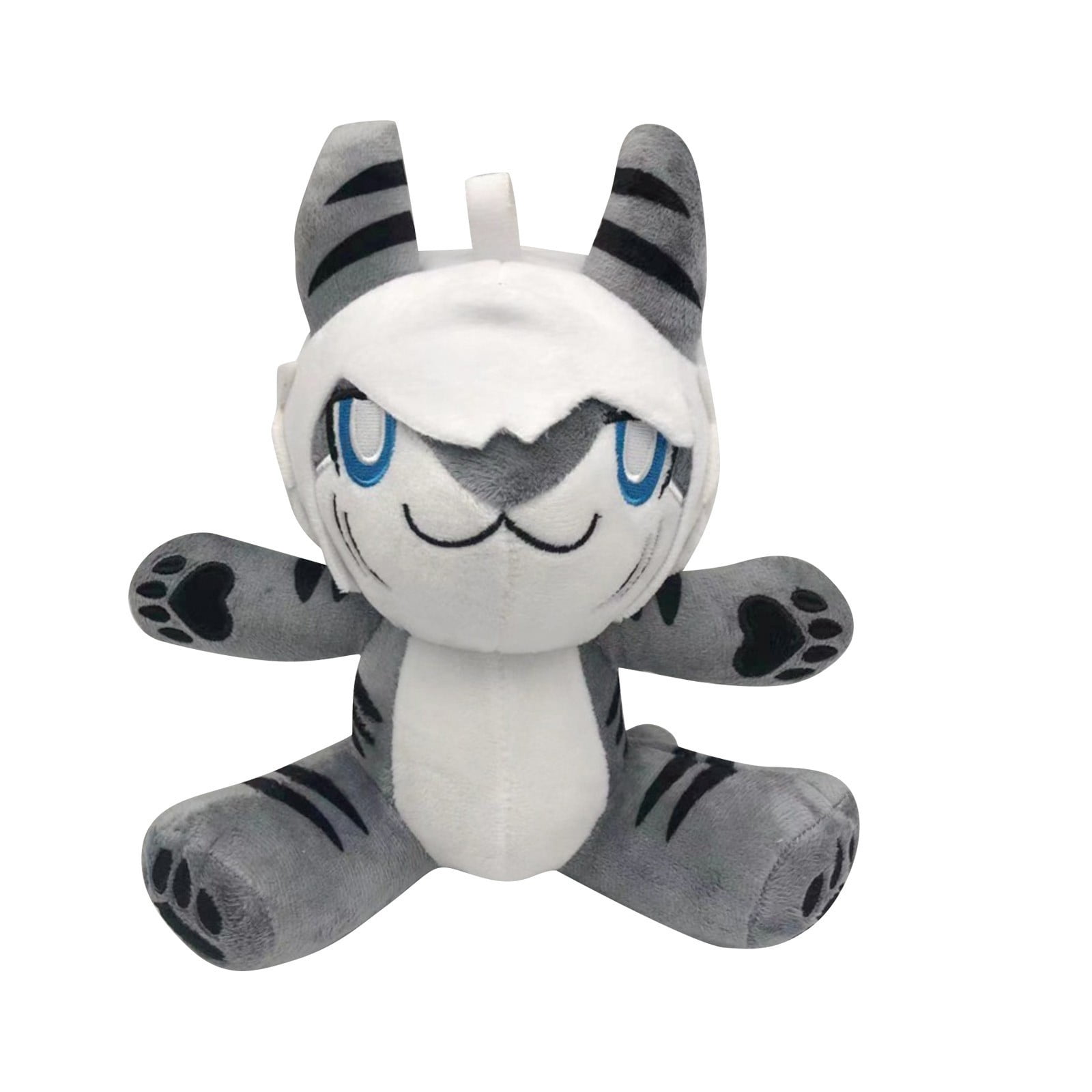 Changed Transfur Lab Game Puro Plush Doll White Cartoon Stuffed Toy ...