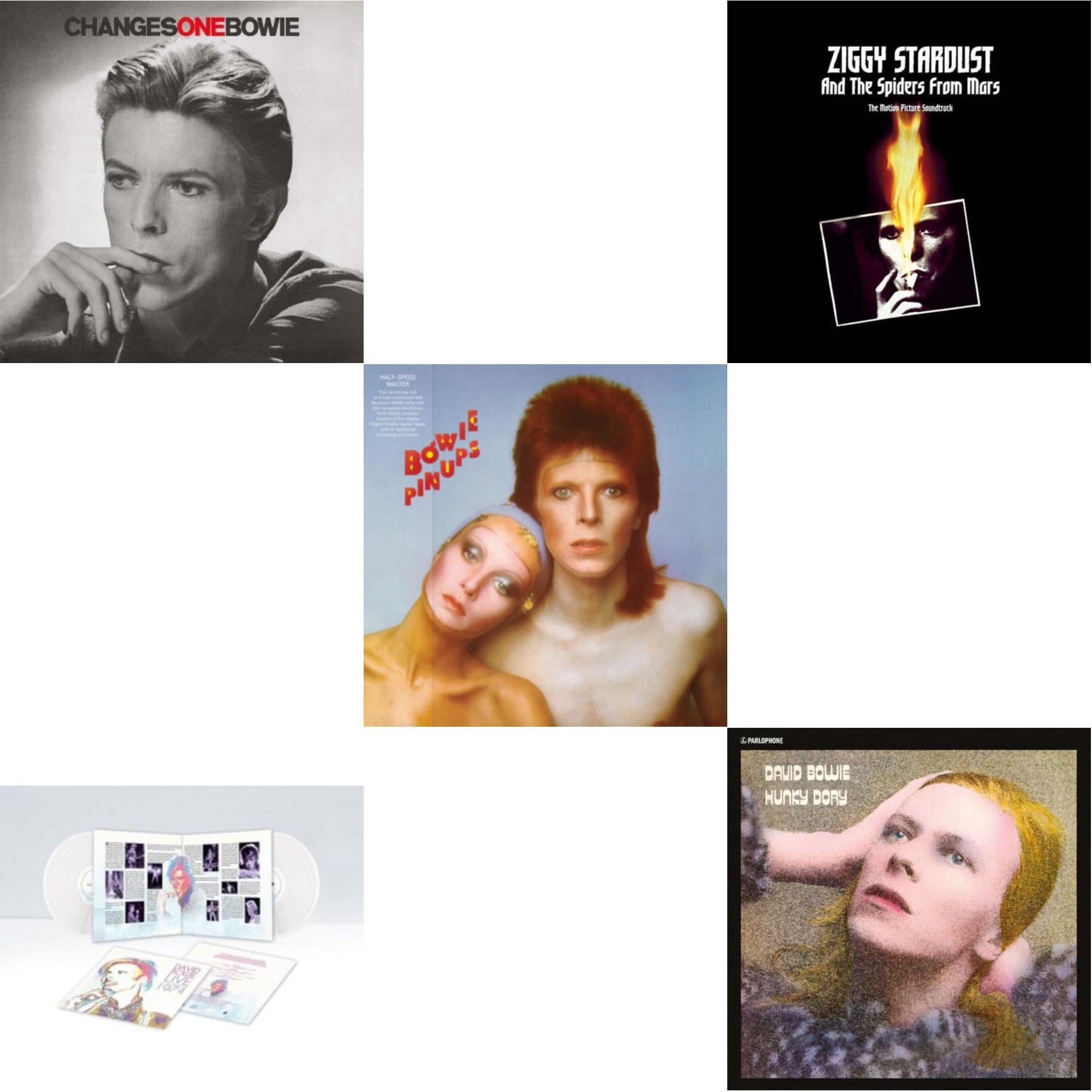 Changesonebowie (180G) & Live Los Angeles 1974 (White LP Vinyl/Limited ...