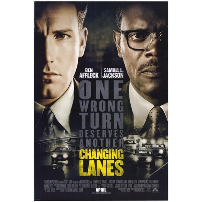 Changing Lanes Movie Poster - 27 x 40 in. - Walmart.com