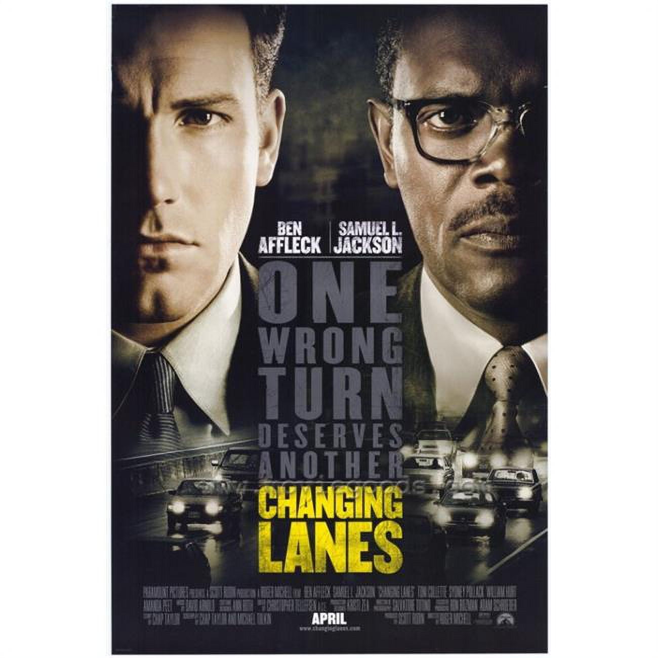 Changing Lanes Movie Poster - 27 x 40 in. - Walmart.com