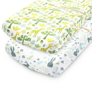 TL Care Heavenly Soft Chenille Fitted Contoured Changing Pad Cover ...