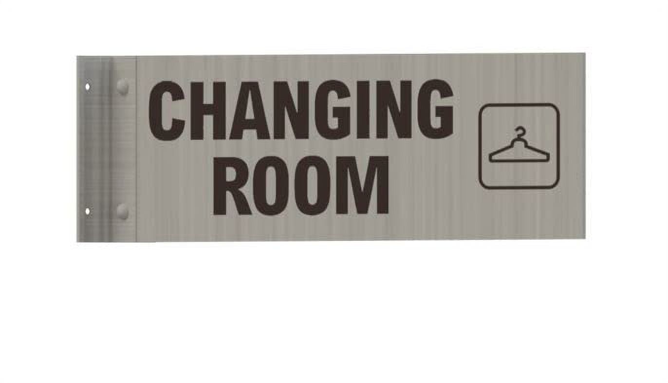 Changing Room Sign -Two-Sided/Double Sided Projecting, Corridor and ...