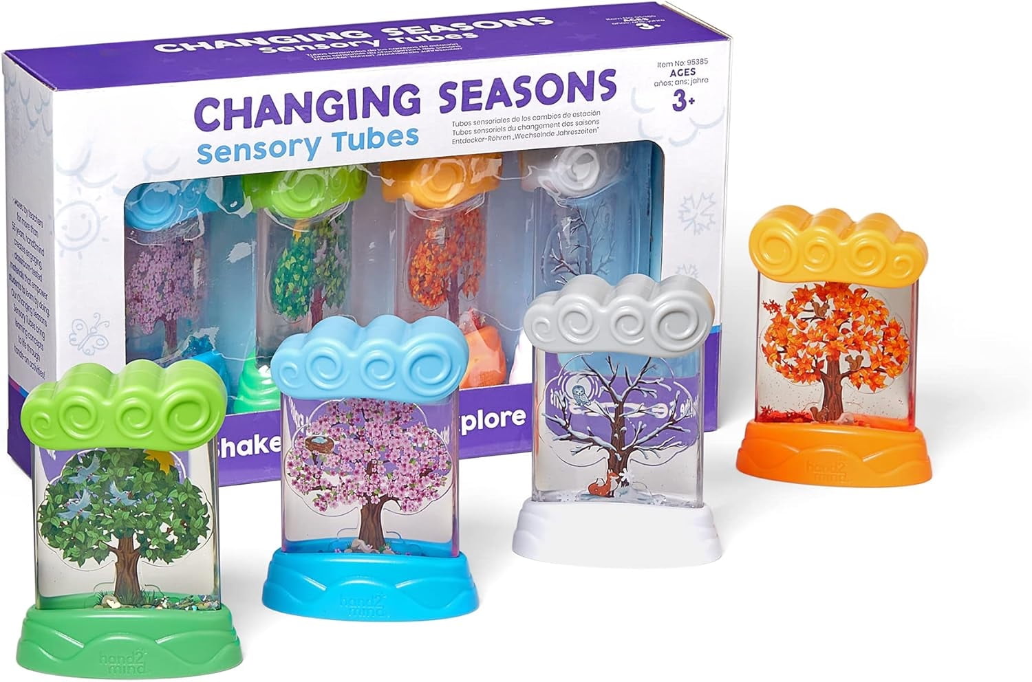 Changing Seasons Sensory Tubes, Sensory Fidget Tubes, Learning Weather ...