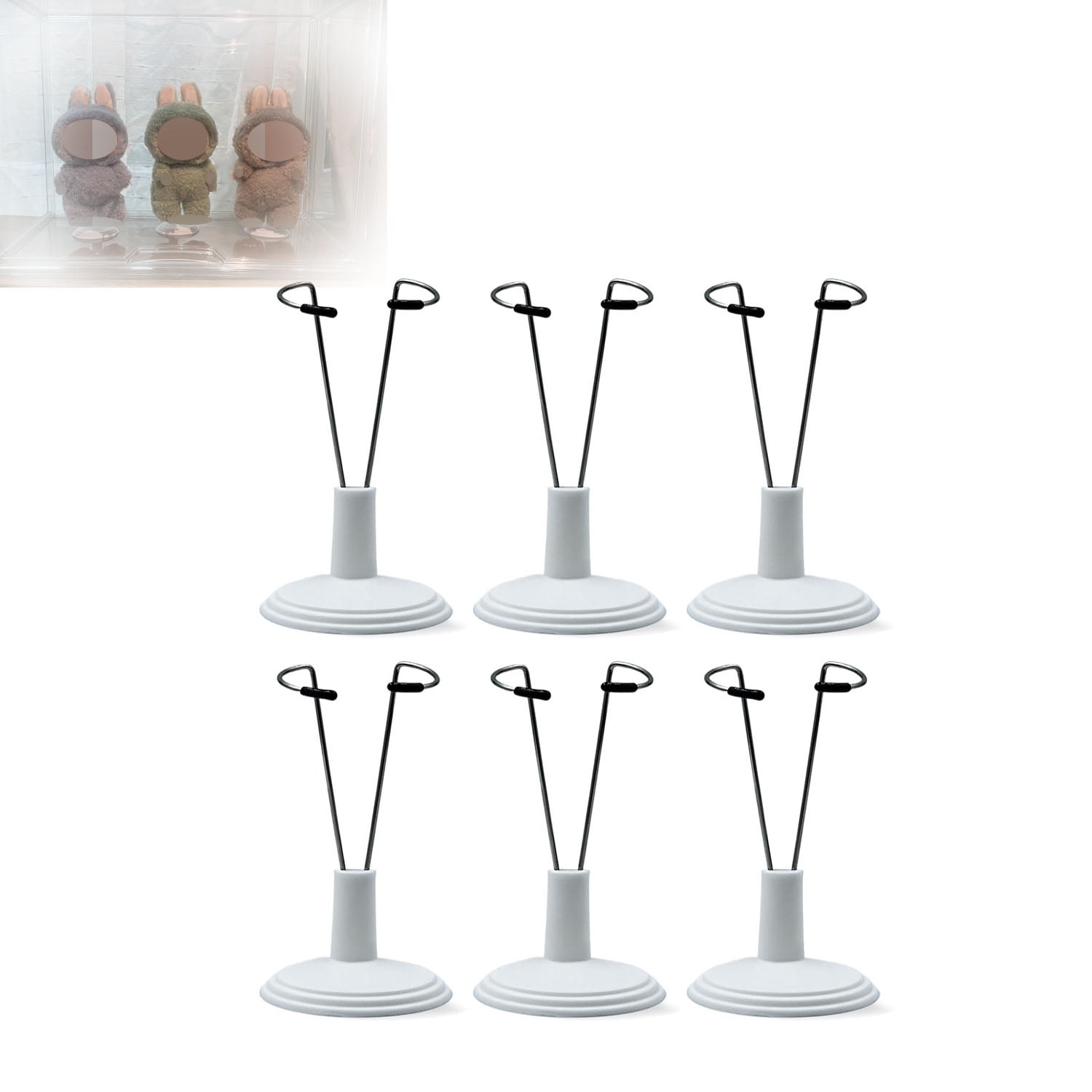 Changmaius Action Figure Stand, Doll Stands for 4-8 Inch Dolls ...