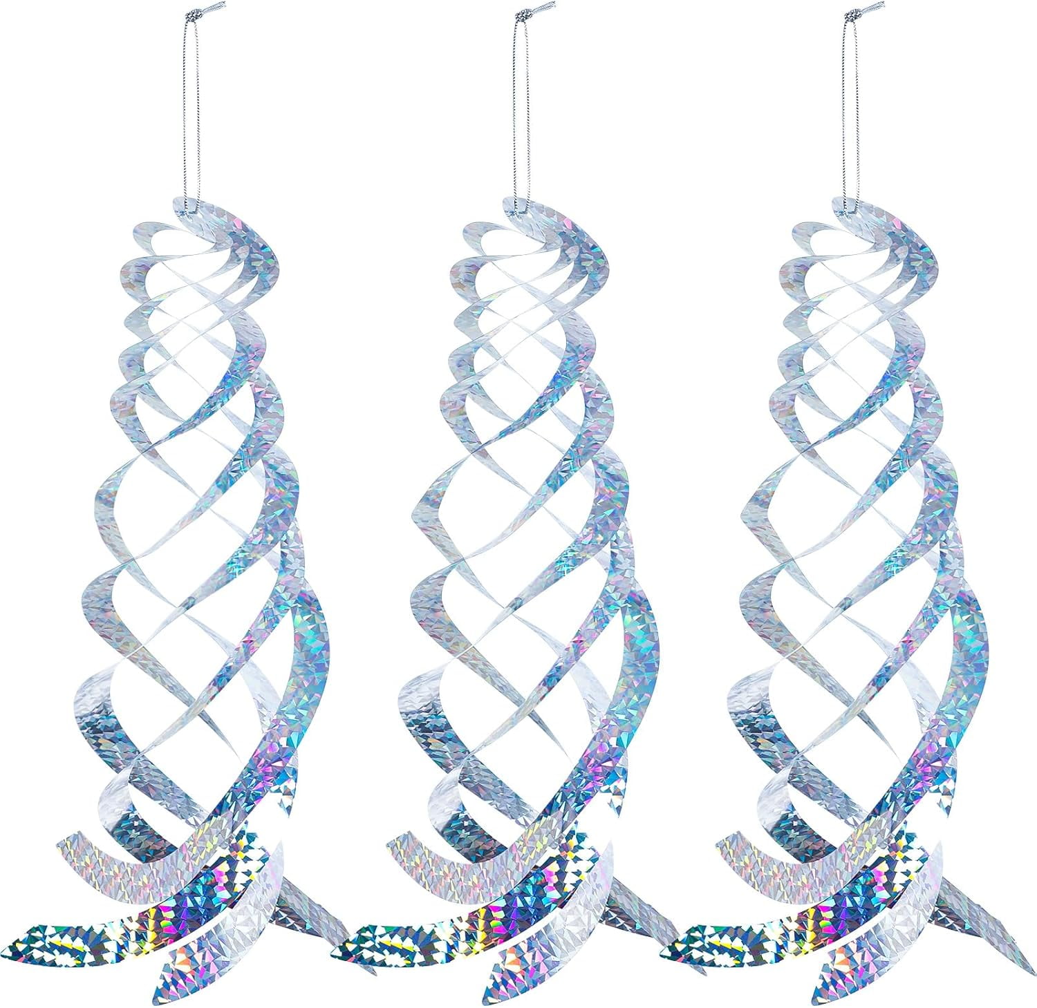Changmaius Bird Repellent Spiral Reflectors, 15.8 Inch Hanging ...