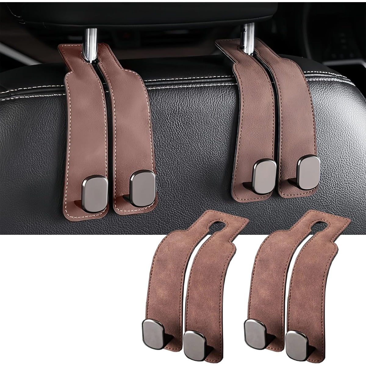 Changmaius Car Seat Back Storage Hook，2024 New Multipurpose Stylish Car ...