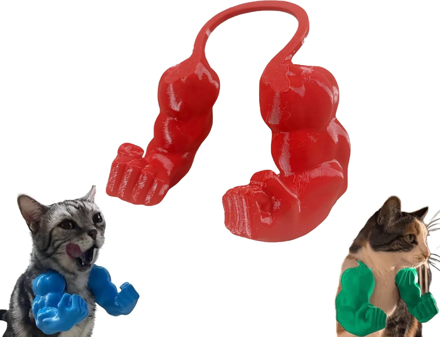 Changmaius Cat Muscle Arms, Funny Cat Muscle Arms Costume, 3D Printed ...