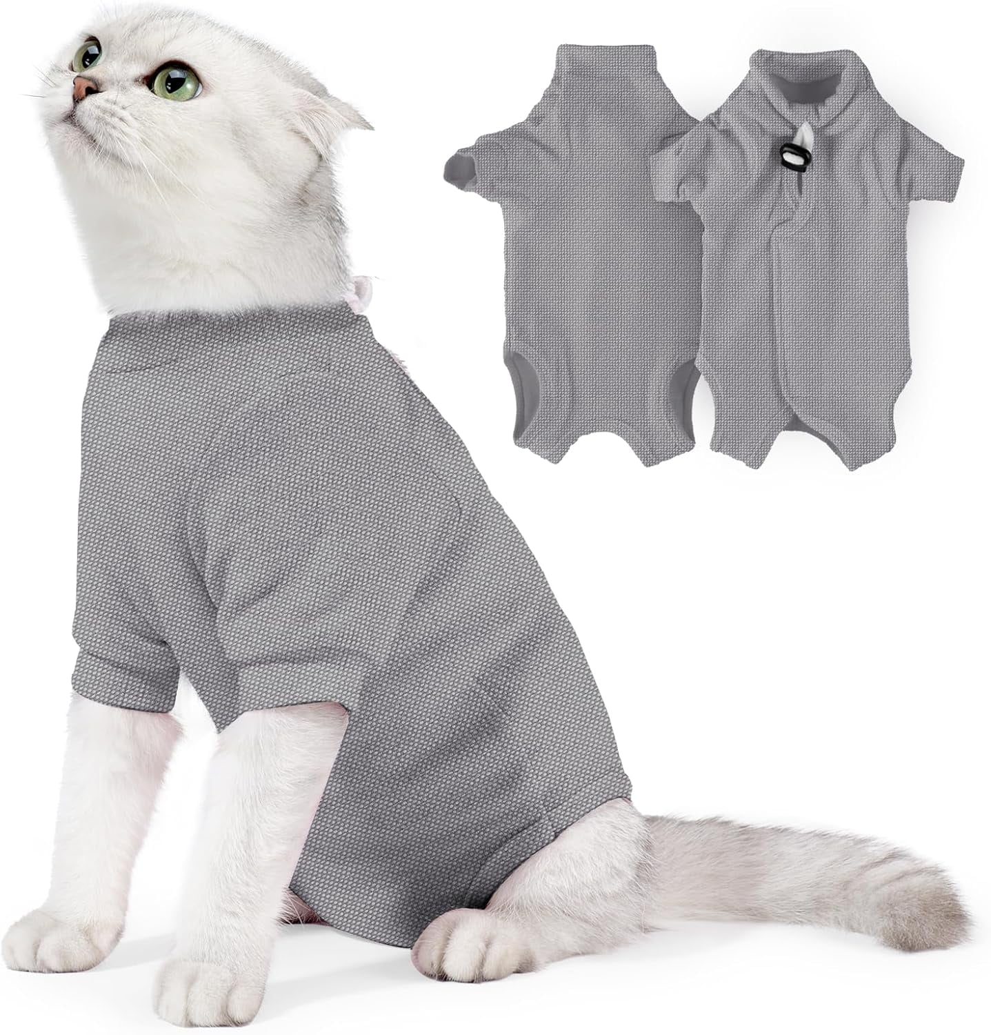Changmaius Cat Recovery Suit for Surgery, Breathable Post-Operative ...
