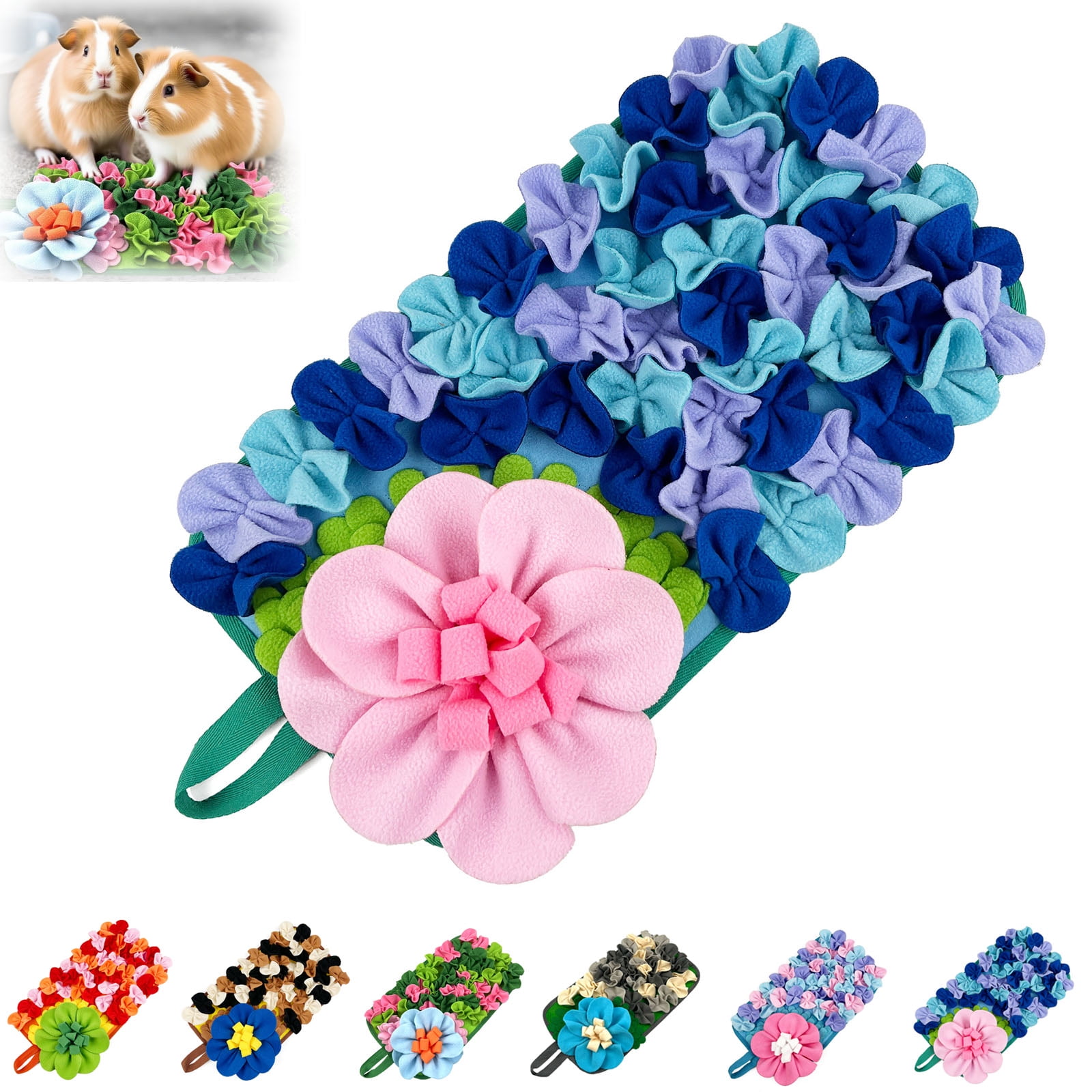 Changmaius Foraging Mat for Small Animals, Snuffle Mat for Cats ...