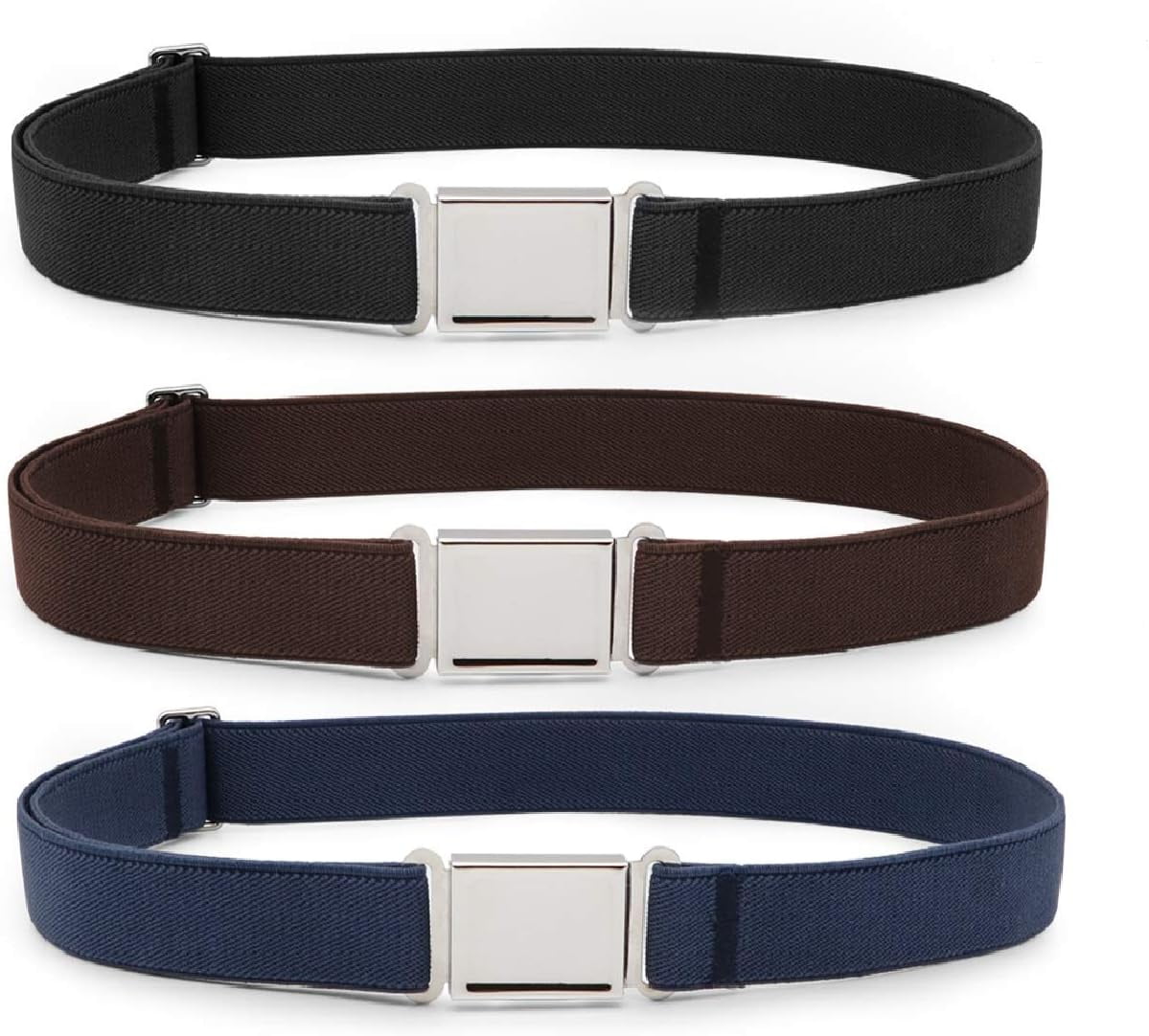 Changmaius Kids Adjustable Magnetic Belt Boys Girls Elastic Belt with ...