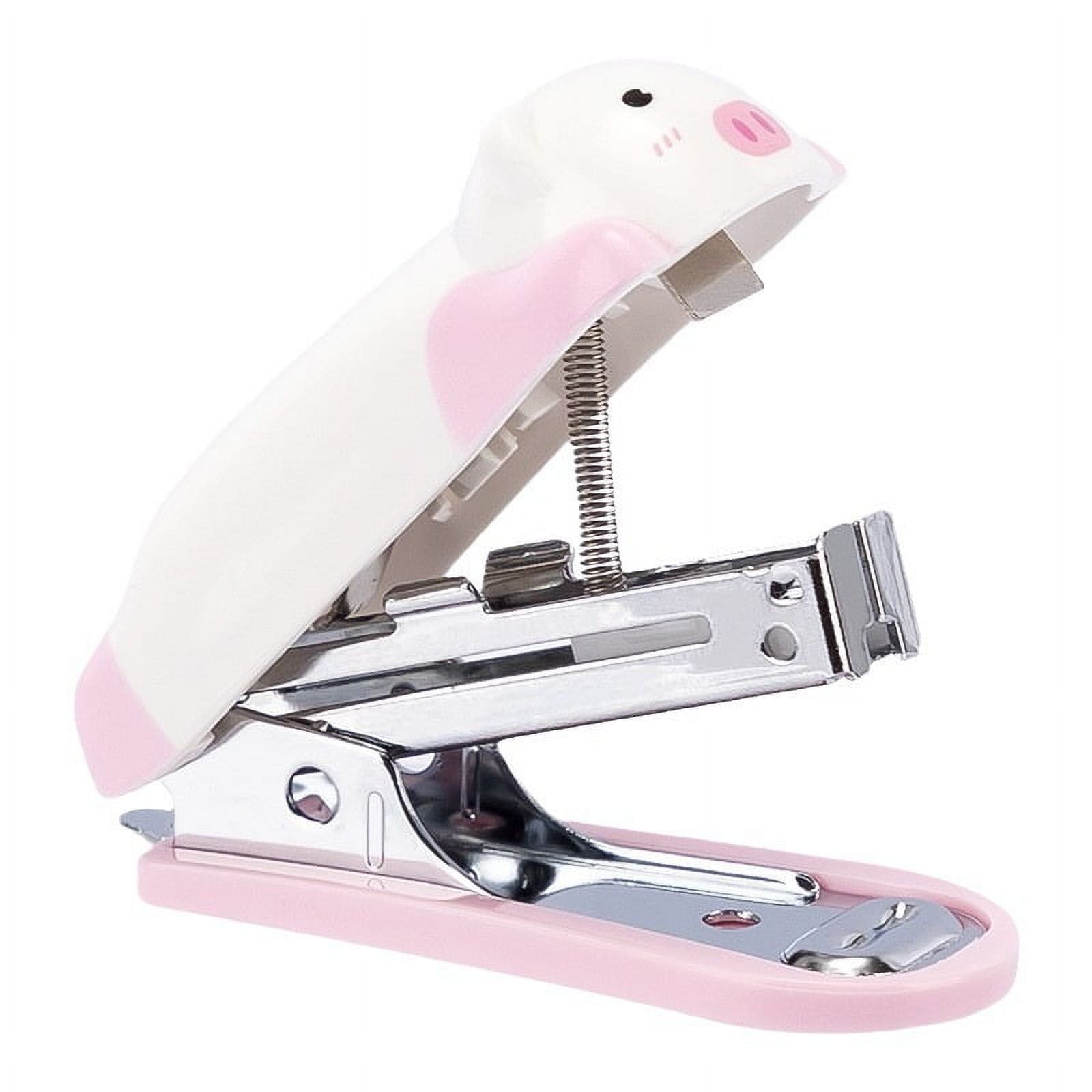 Changmaius Mini Cute Panda/Pig Desktop Stapler, Office Stapler, 12 ...