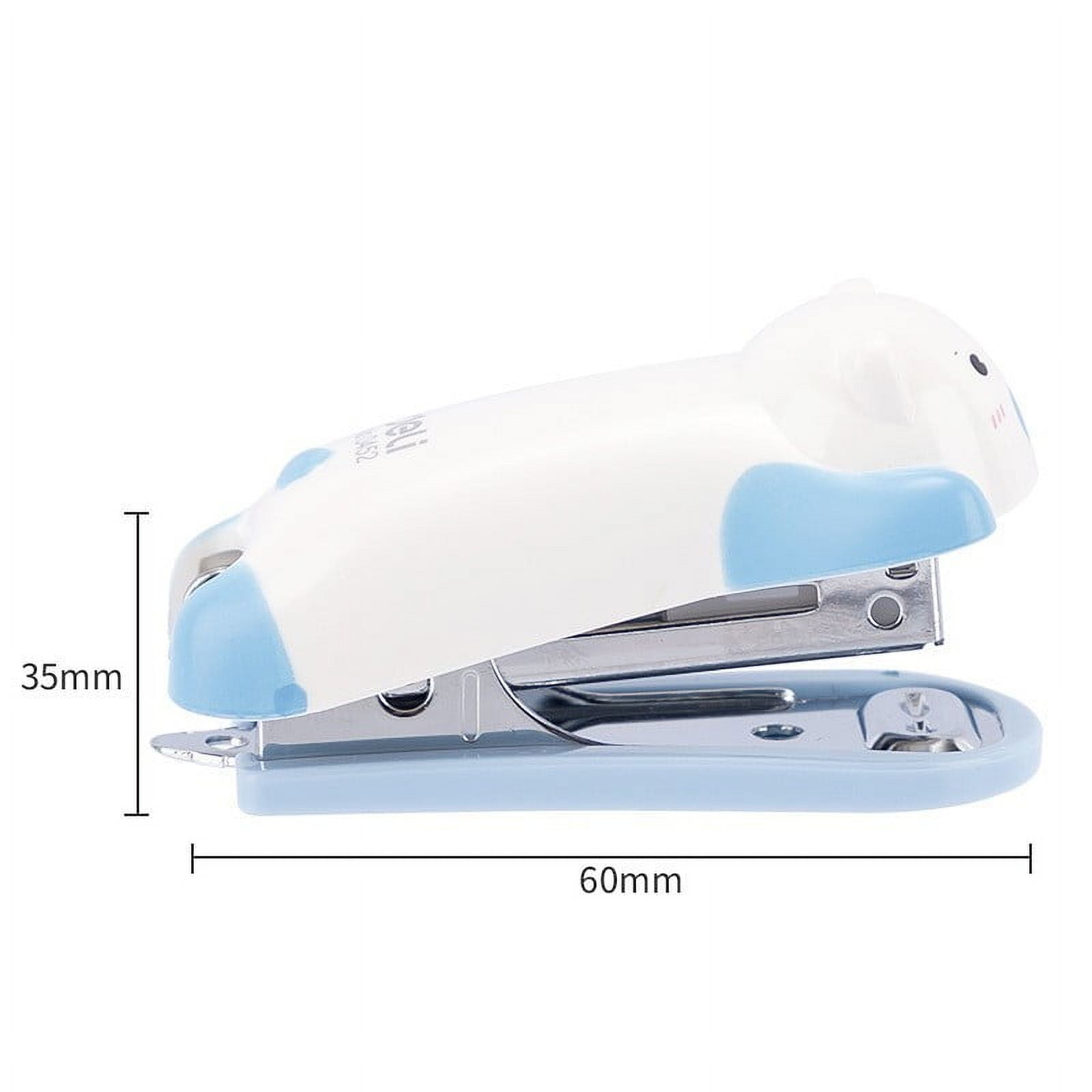 Changmaius Mini Cute Panda/Pig Desktop Stapler, Office Stapler, 12 ...