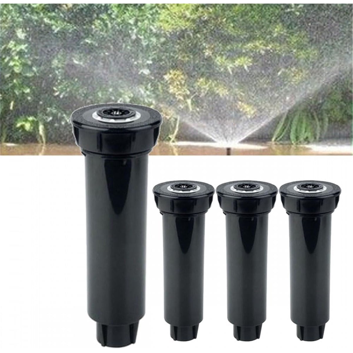 Changmaius Pop-Up Lawn Sprinkler 25°-360° Adjustable Spray Head ...