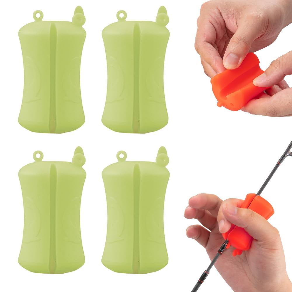 Changmaius Portable Fishing Rod Straps with Non-Slip Ball Clips ...