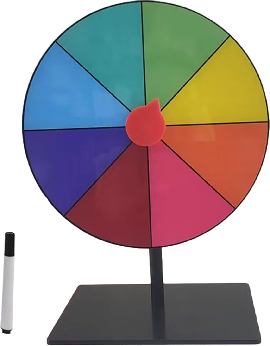 Changmaius Portable Prize Wheel Spinner Game – Durable Tabletop ...