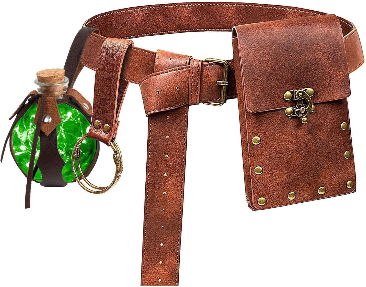 Changmaius Renaissance Belt Pouch Coin Purse Skirt Hike Set Medieval ...