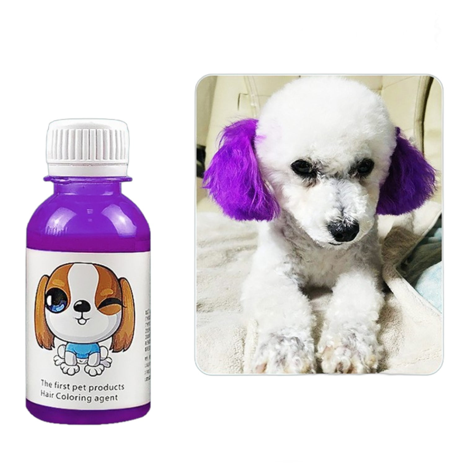 Changmaius Safe Pet Hair Dye Kit - Semi-Permanent Dog Color, DIY Mix ...