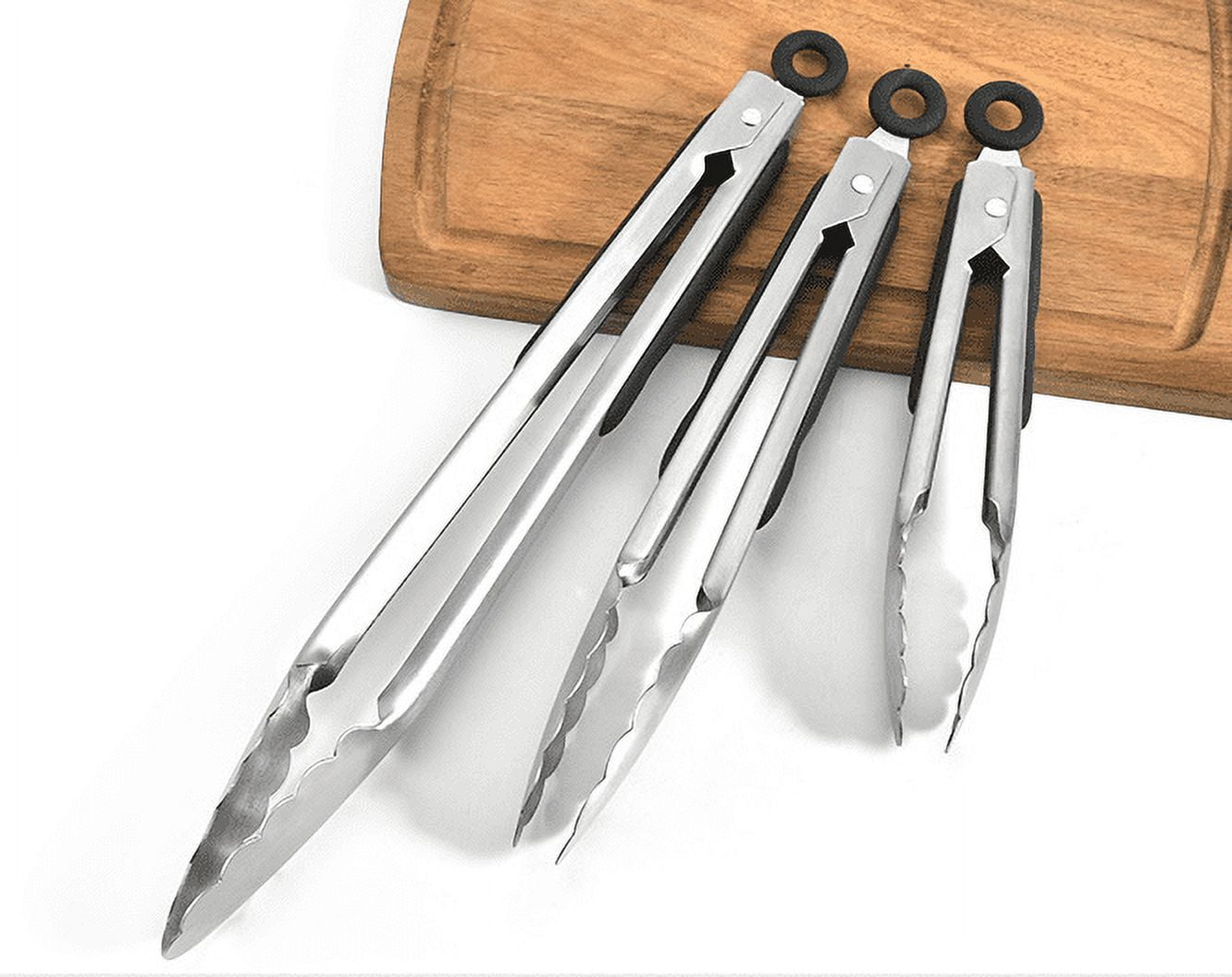 Changmaius Small Gold Tongs For Serving,Food Grade Stainless Steel 4 ...