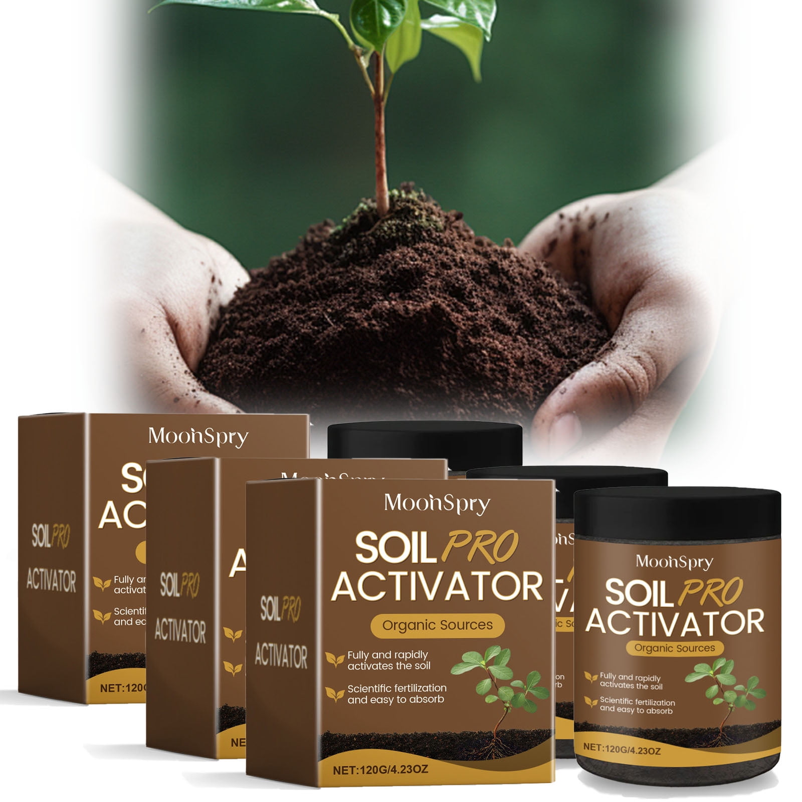 Changmaius Soil Activator for Plants 120g - Organic Mineral Fertilizer ...