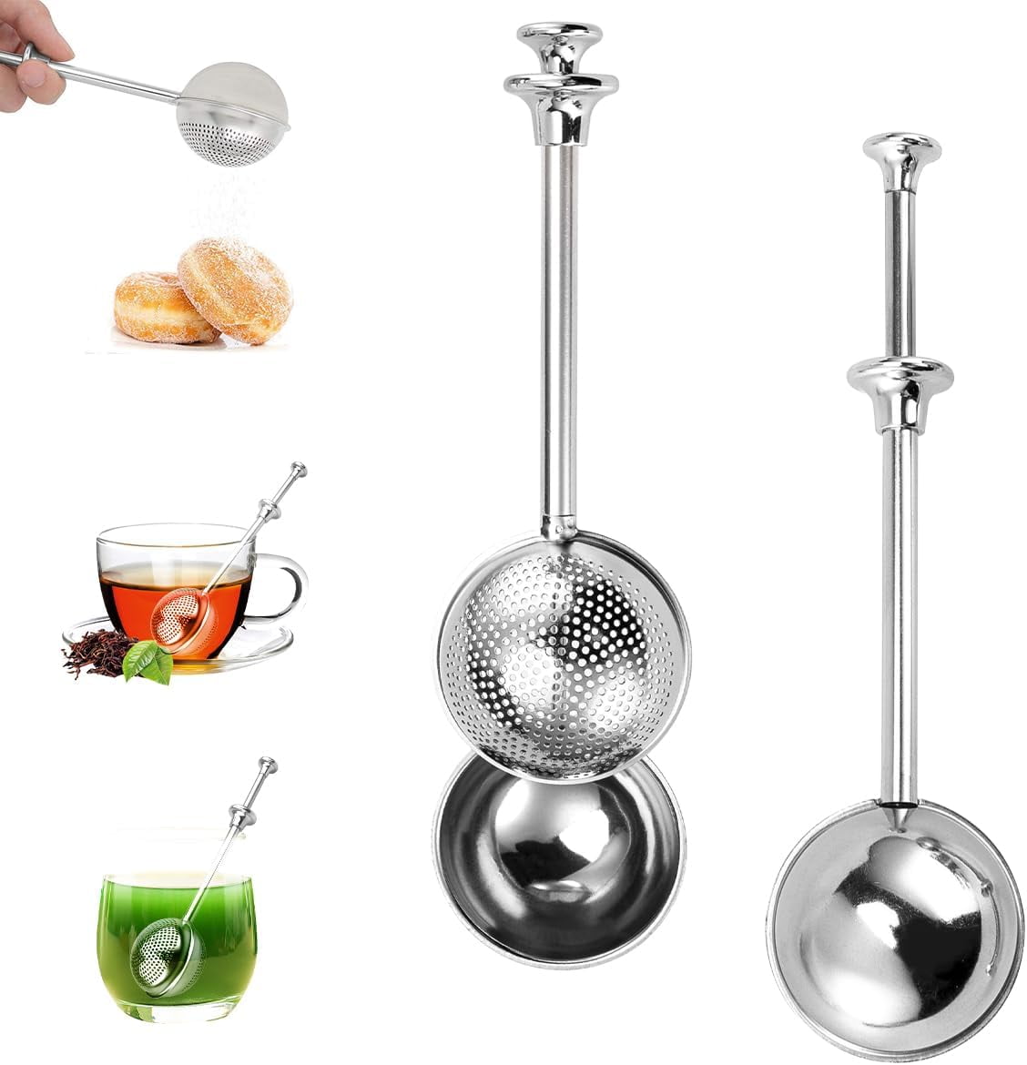Changmaius Stainless Steel Tea Ball Infuser – 2025 Upgrade Mesh ...