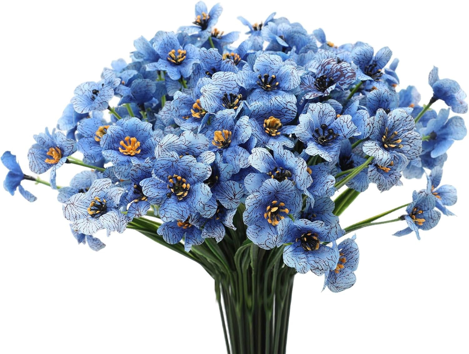 Changmaius UV-Resistant Artificial Outdoor Flowers – 12.6 Inch Fade ...