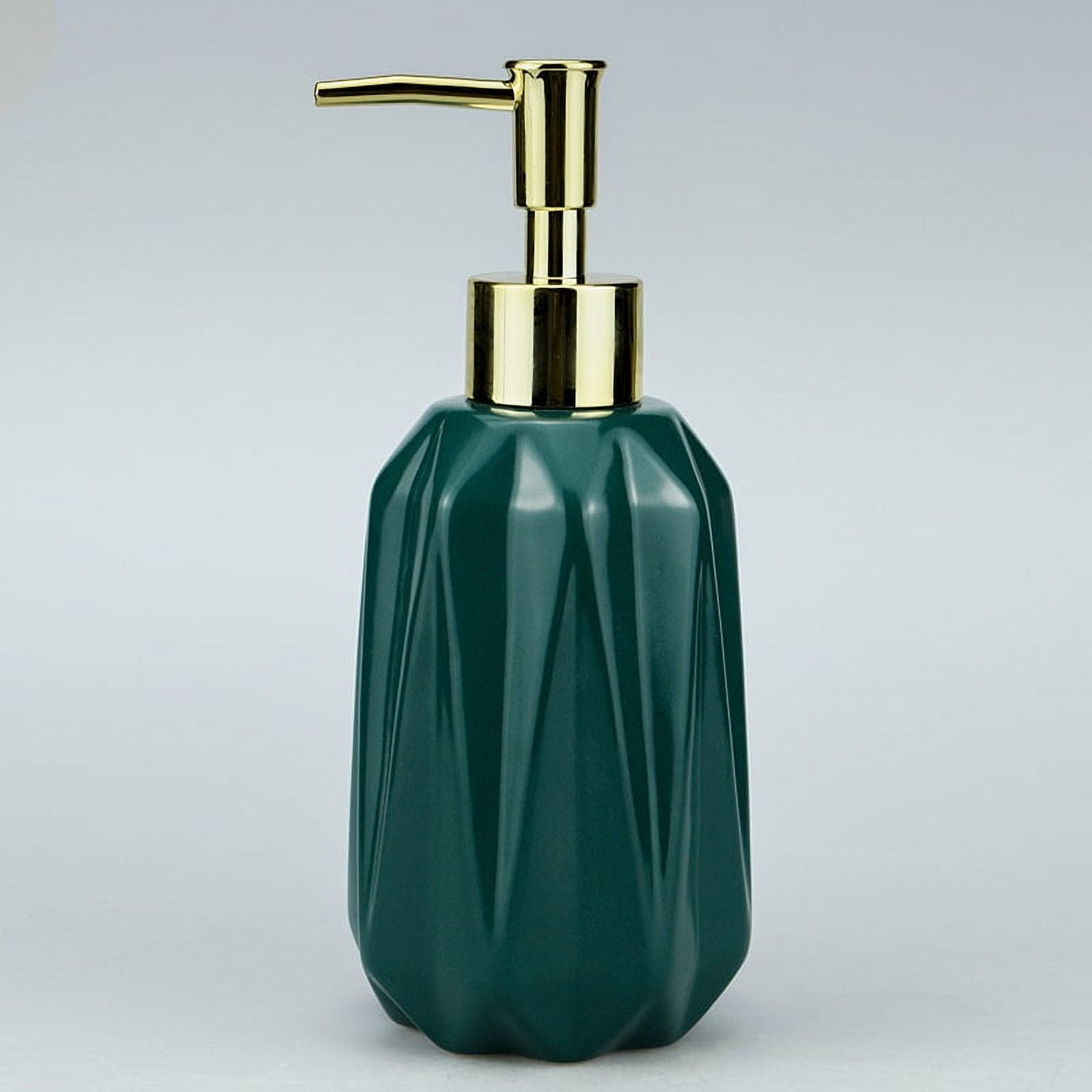 Changmaius Vintage Elegant Glass Soap Dispenser, Liquid Soap/Sanitizer ...