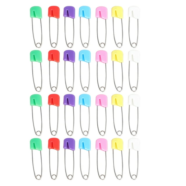 Changmusheng 100 Pcs Giant Safety Pin Tiny Safety Pins Baby Diapers ...