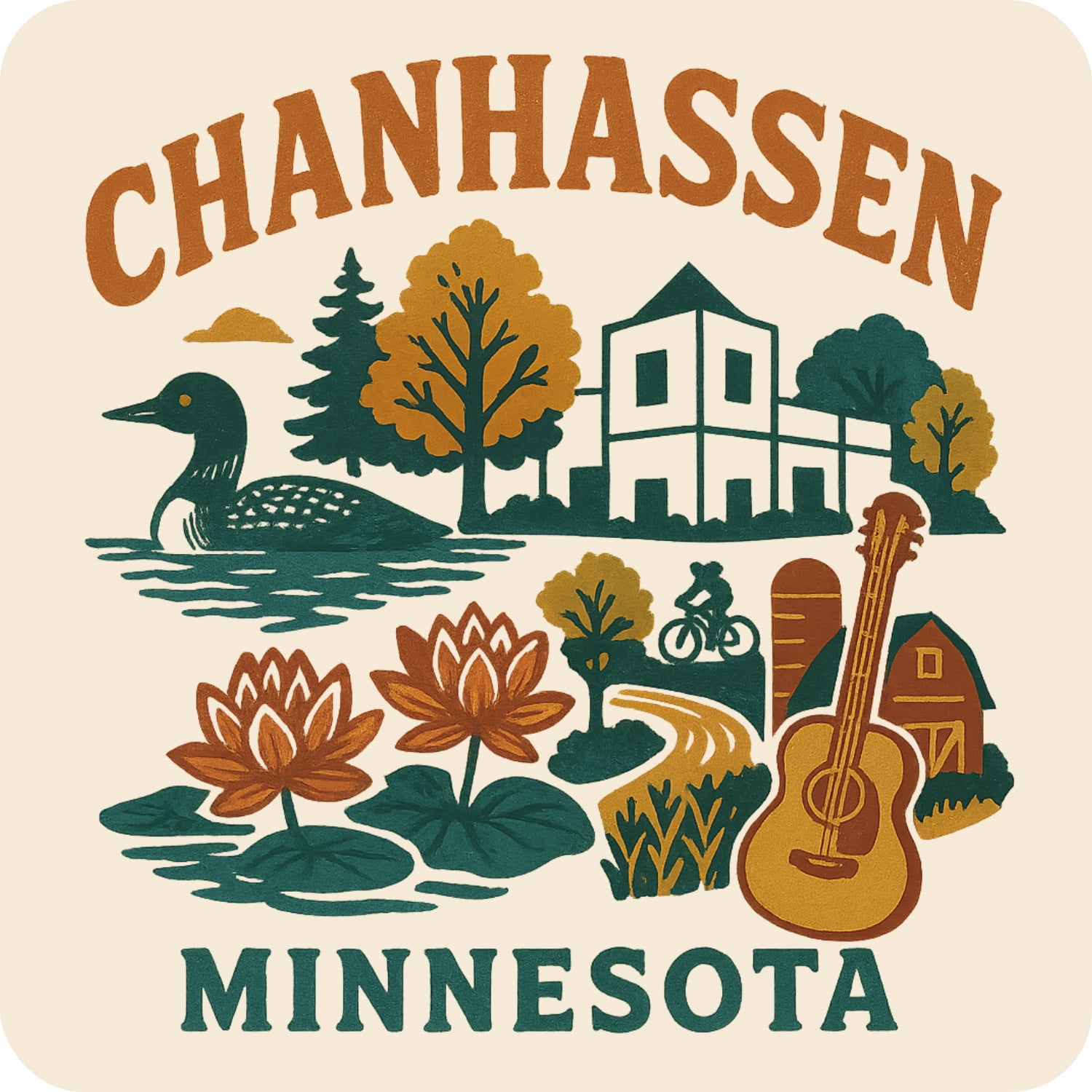 Chanhassen Minnesota Keepsakes Souvenir Vinyl Sticker – Destination ...