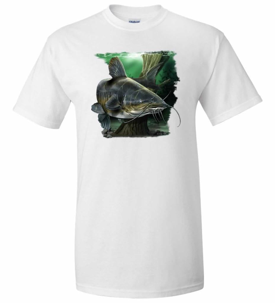 Channel Cat Catfish Fisherman Fishing T-Shirt - Walmart.com
