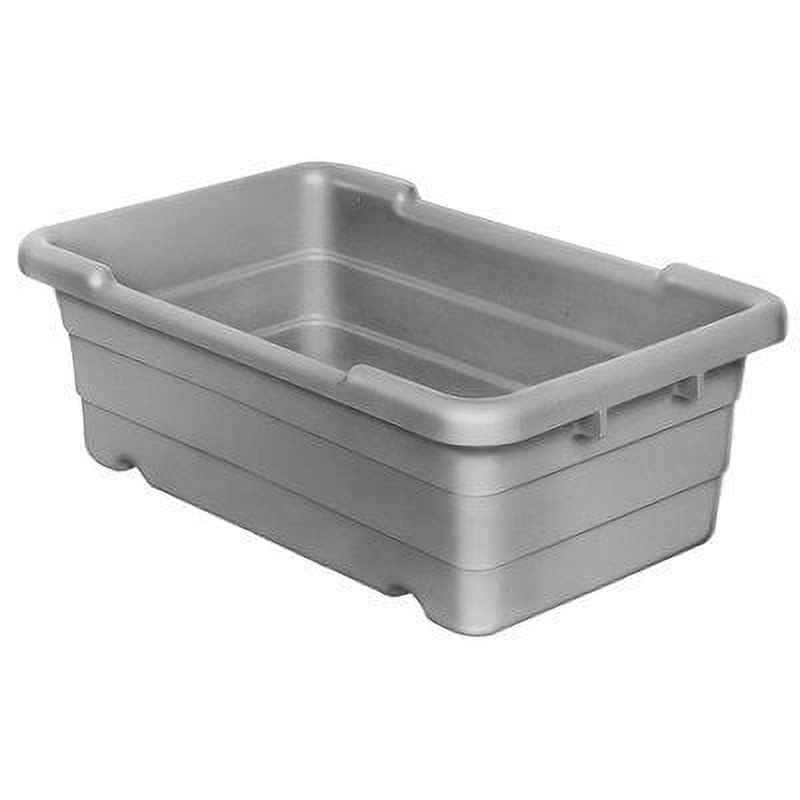 Channel Cross Stacking Polyethylene Lug Gray, 15.75" Width x 8.5 ...